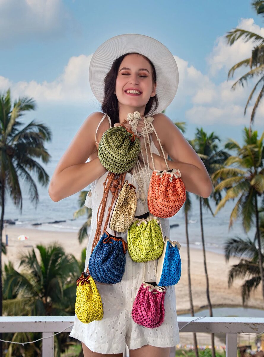 Paper Straw | Crossbody bag |HieStyle